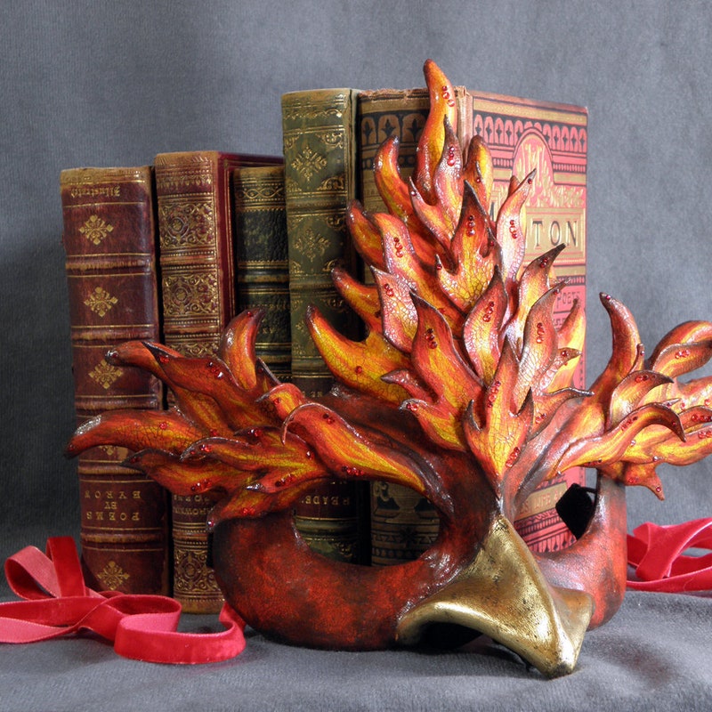 Fire Mask - Etsy