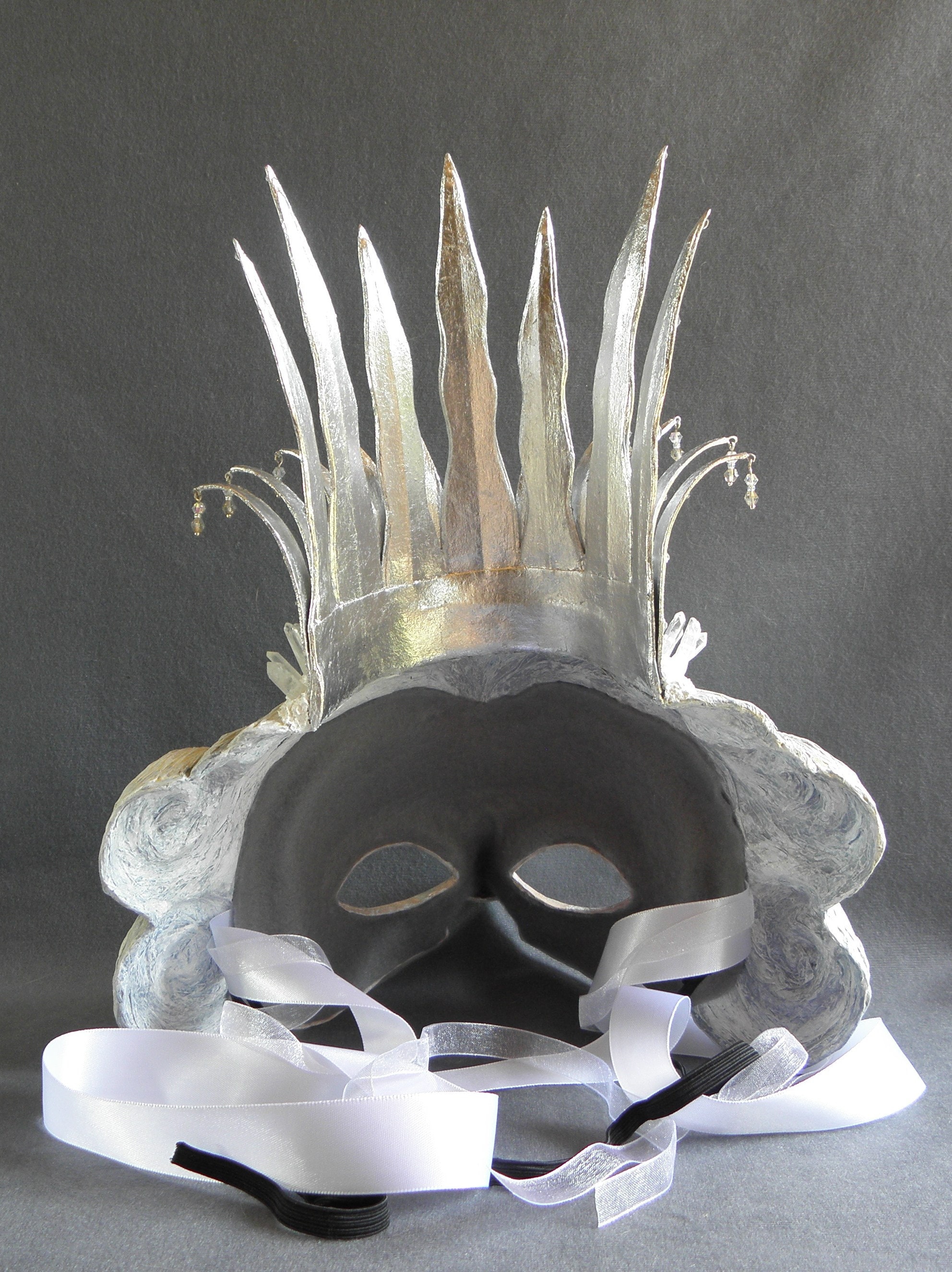 White Witch Masquerade Mask - Etsy