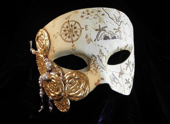 Pirate Masquerade Mask - Etsy