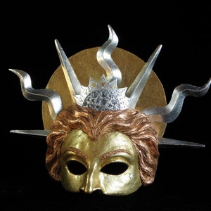 Brightest Star Masquerade Mask, Goddess With Halo Mask - Etsy
