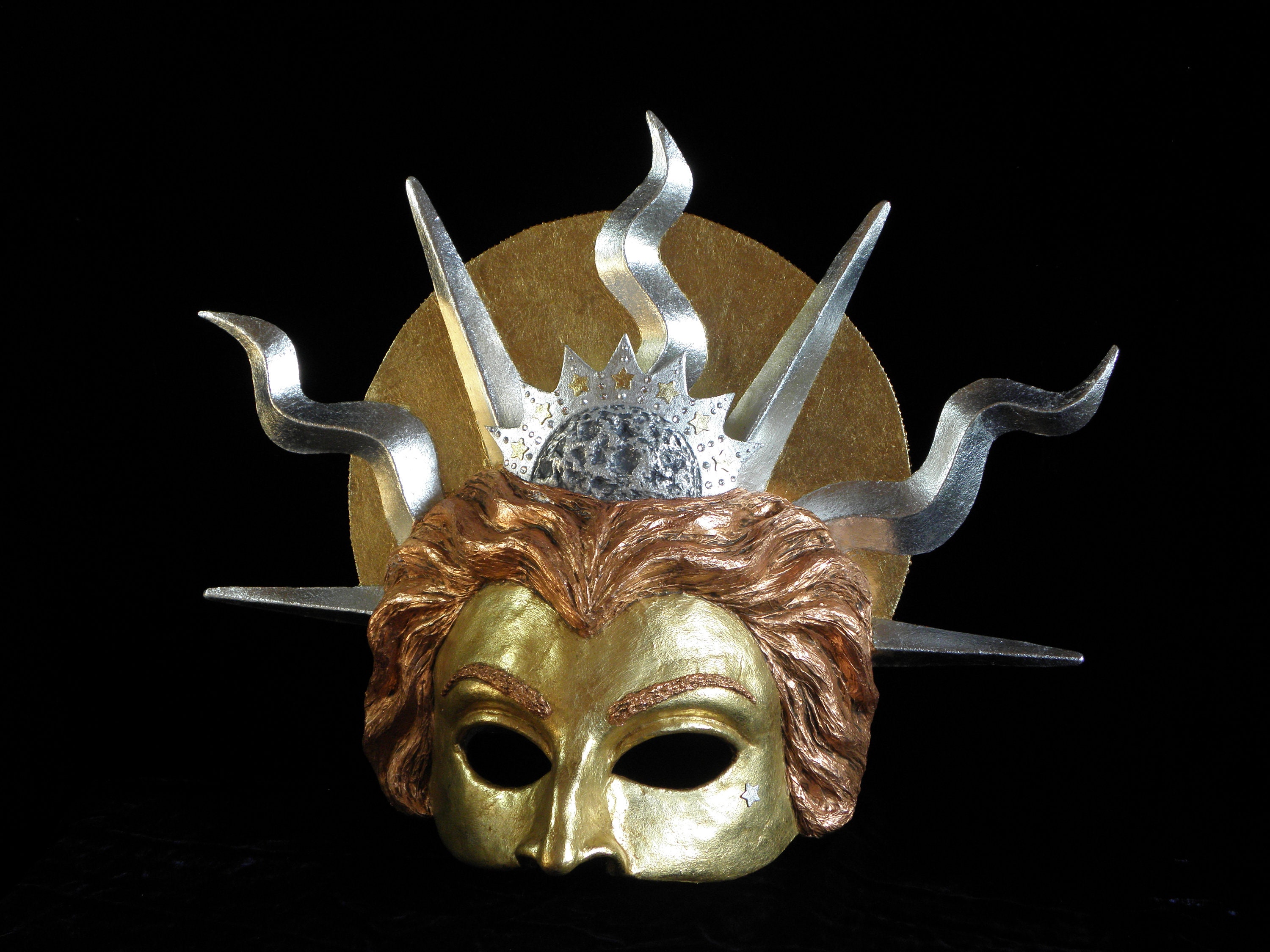 Brightest Star Masquerade Mask, Goddess With Halo Mask - Etsy