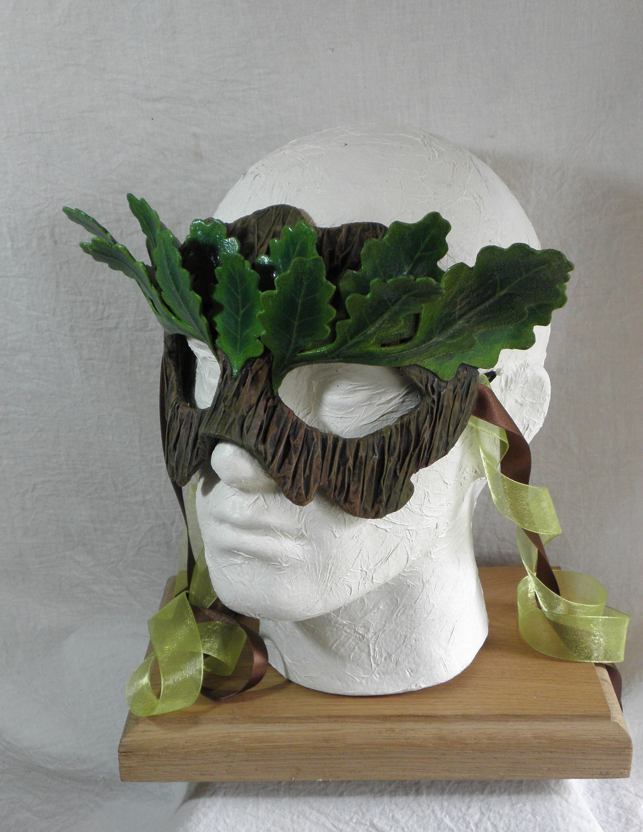 Spring Oak Green Man Dryad Masquerade Mask - Etsy 日本
