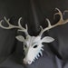 White Winter Hart Masquerade Mask Fantasy Stag Mask - Etsy