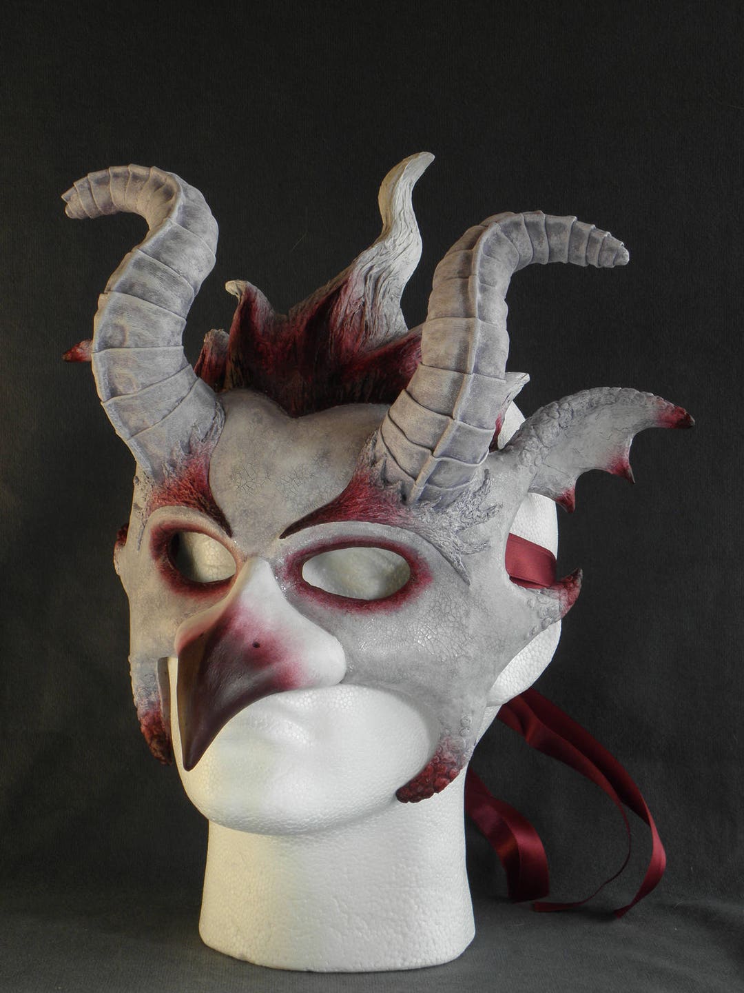 Demon Masquerade Mask - Etsy