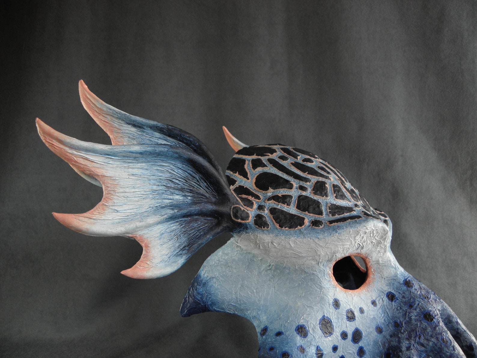 Octopus Mask , Blue Mythical Sea Creature, Fantasy Sea Themed ...