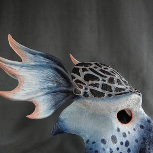 Octopus Mask , Blue Mythical Sea Creature, Fantasy Sea Themed ...
