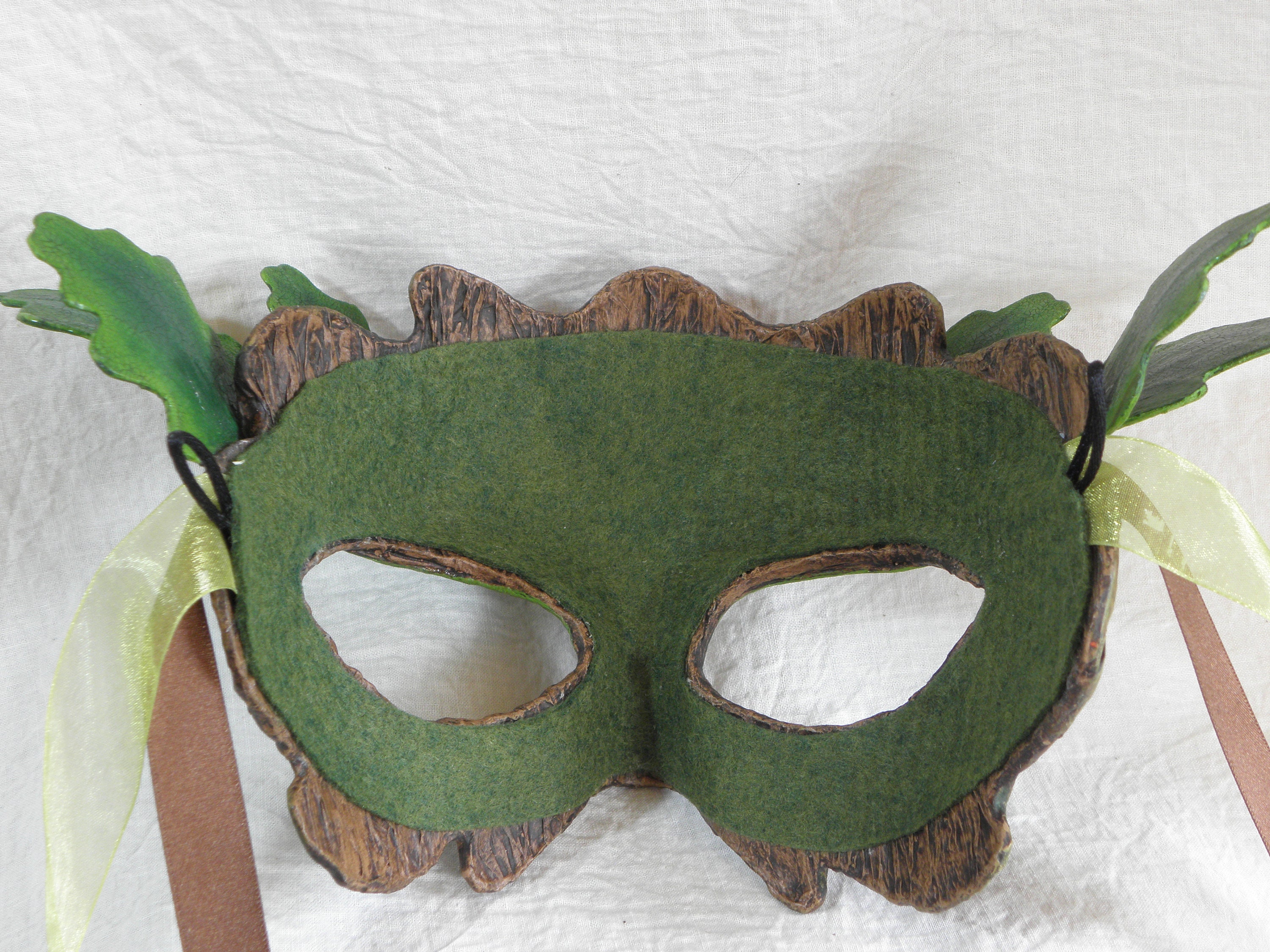 Spring Oak Green Man Dryad Masquerade Mask - Etsy 日本