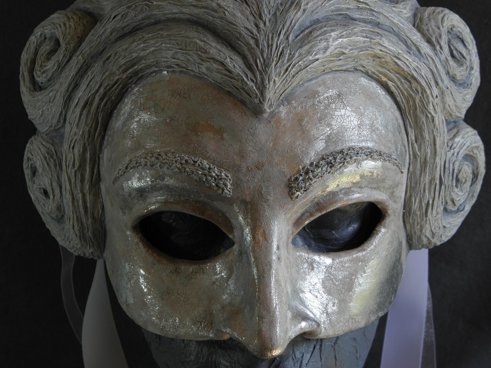 Halloween Masks Halloween Horror Old Witch Mask With Hat Cosplay Scary ...