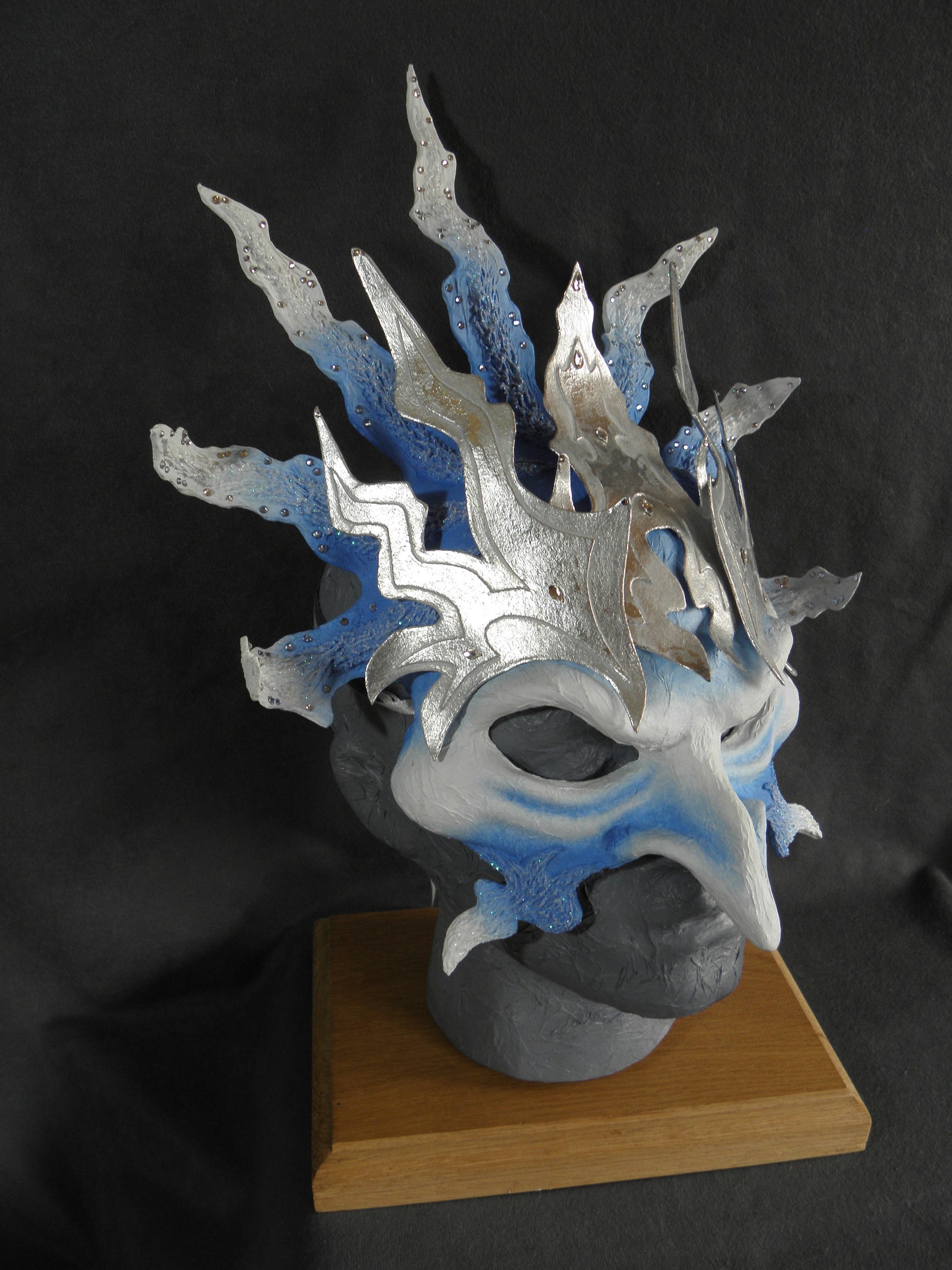 Jack Frost Masquerade Mask Ice King Masquerade Mask - Etsy