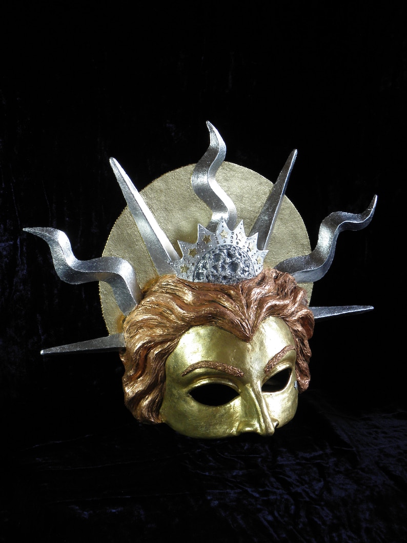 Brightest Star Masquerade Mask, Goddess With Halo Mask - Etsy