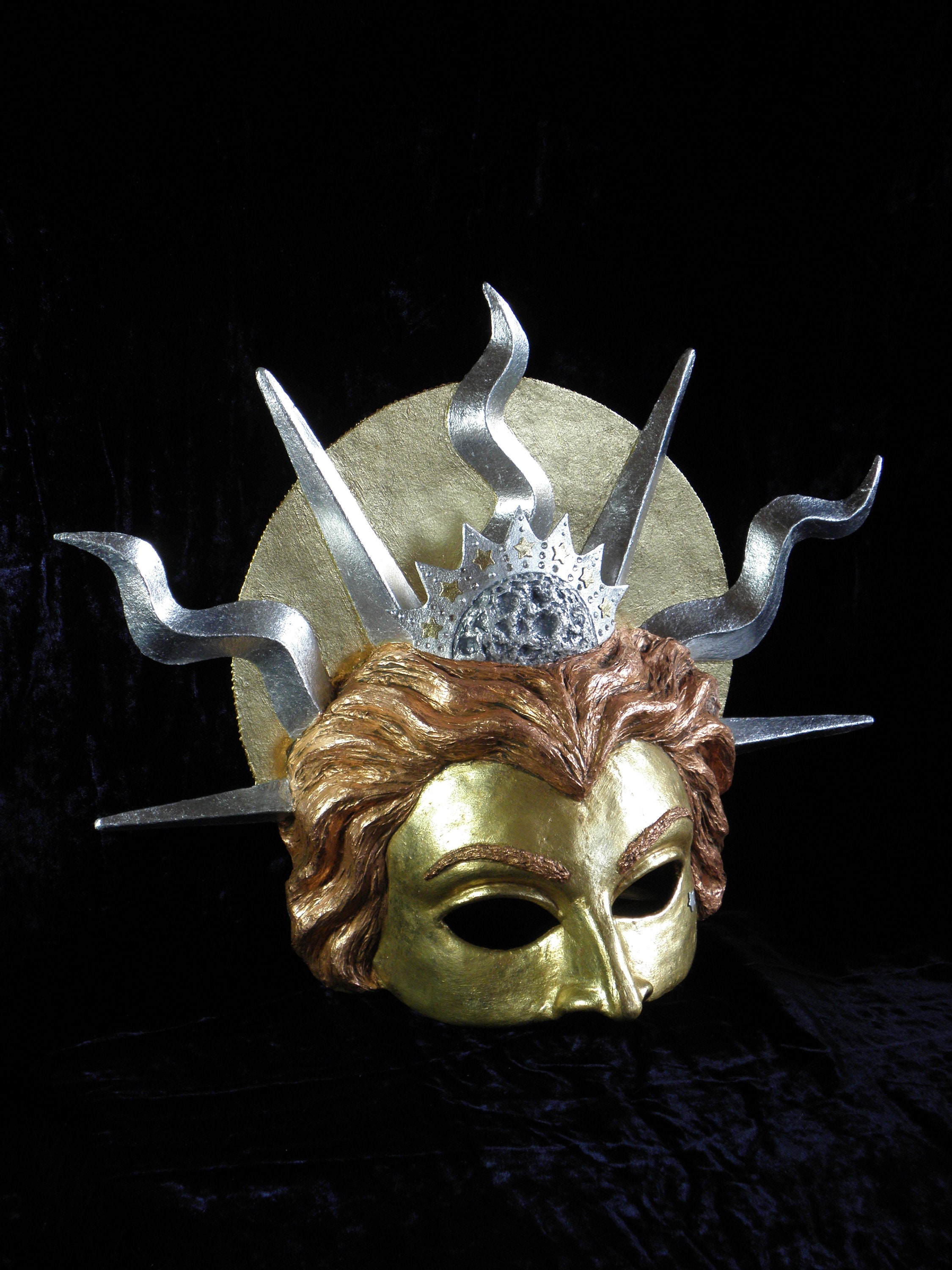 Brightest Star Masquerade Mask, Goddess With Halo Mask - Etsy