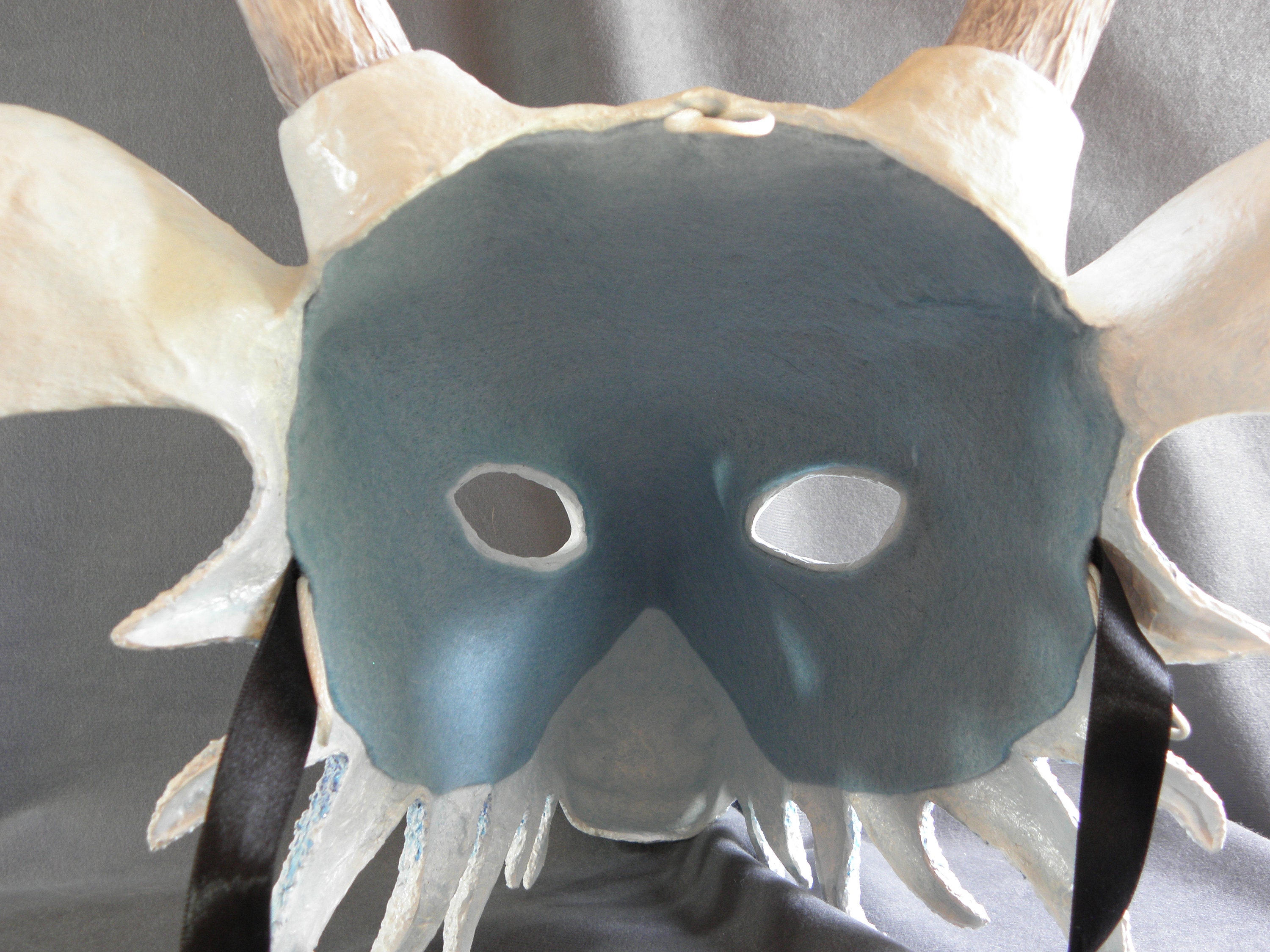 White Winter Hart Masquerade Mask Fantasy Stag Mask - Etsy