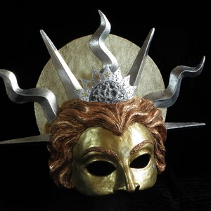Brightest Star Masquerade Mask, Goddess With Halo Mask - Etsy