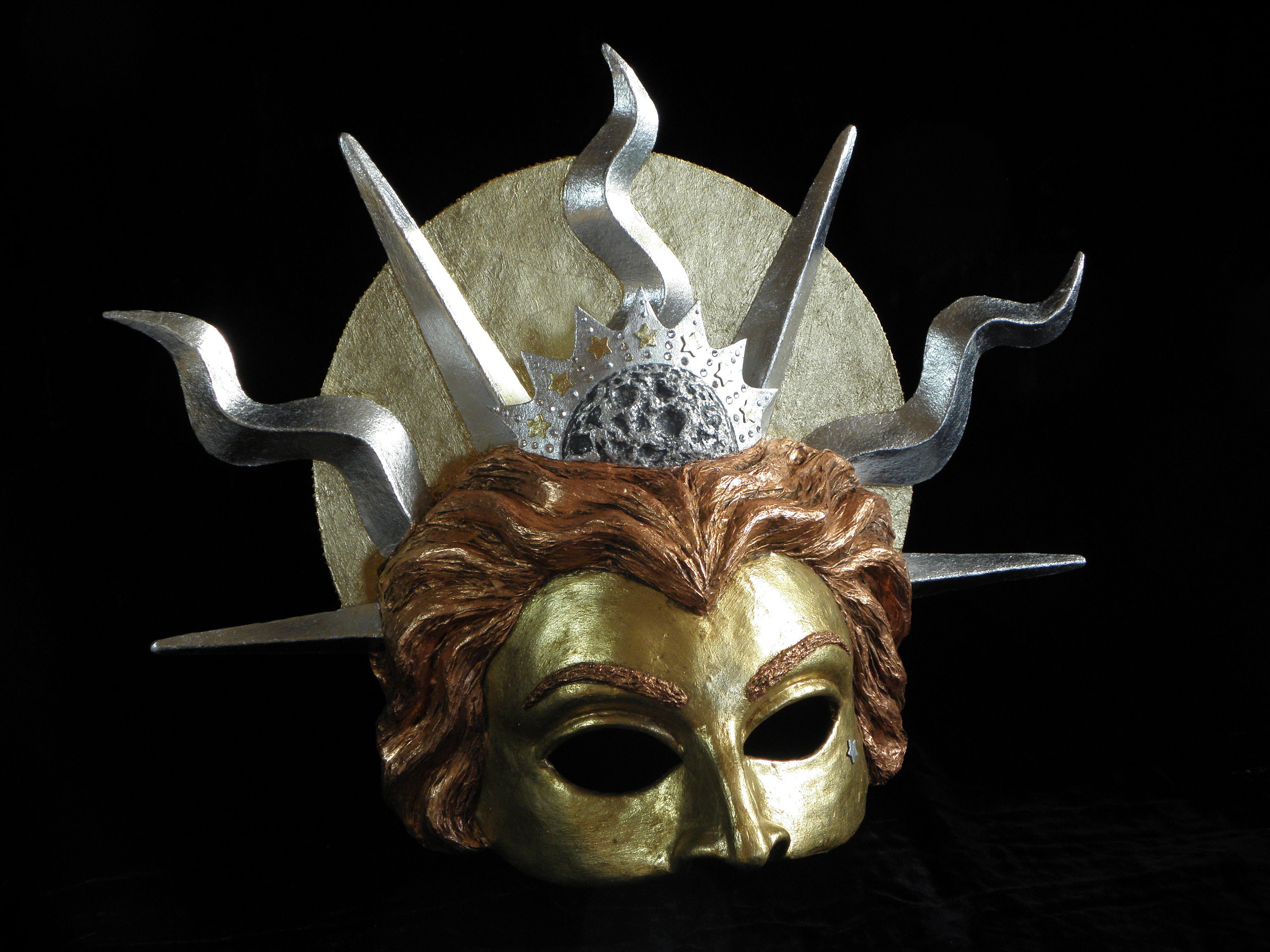 Brightest Star Masquerade Mask, Goddess With Halo Mask - Etsy
