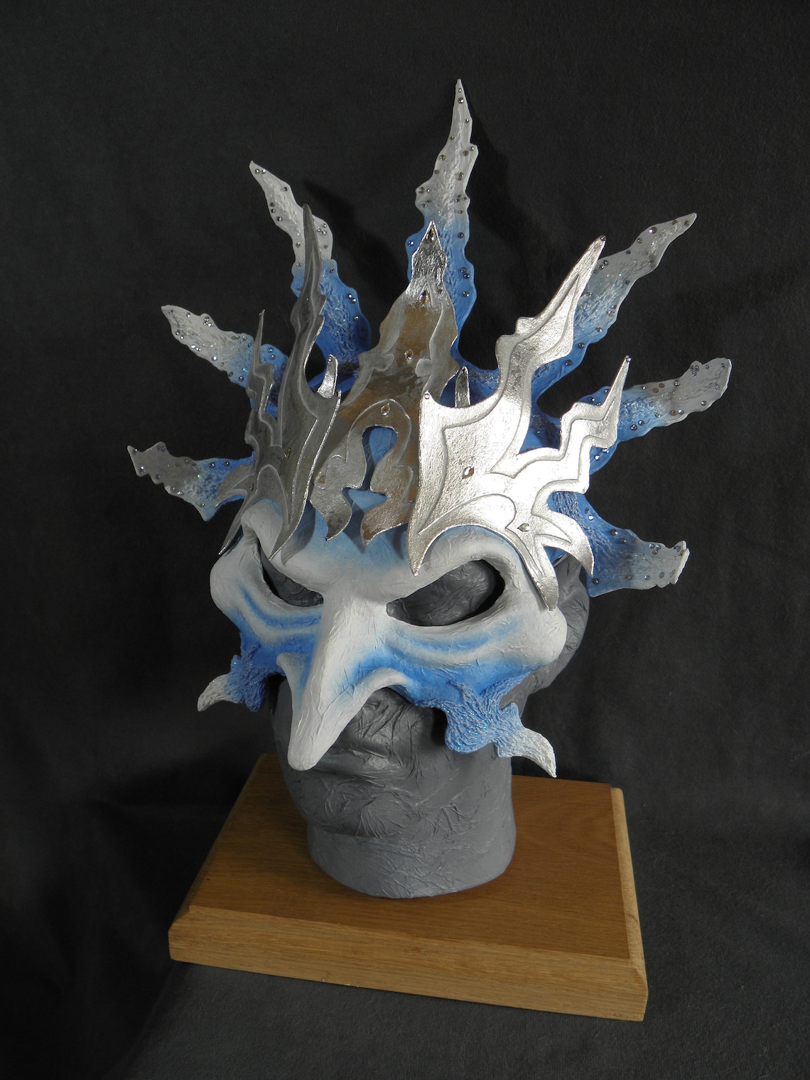 Jack Frost Masquerade Mask Ice King Masquerade Mask - Etsy