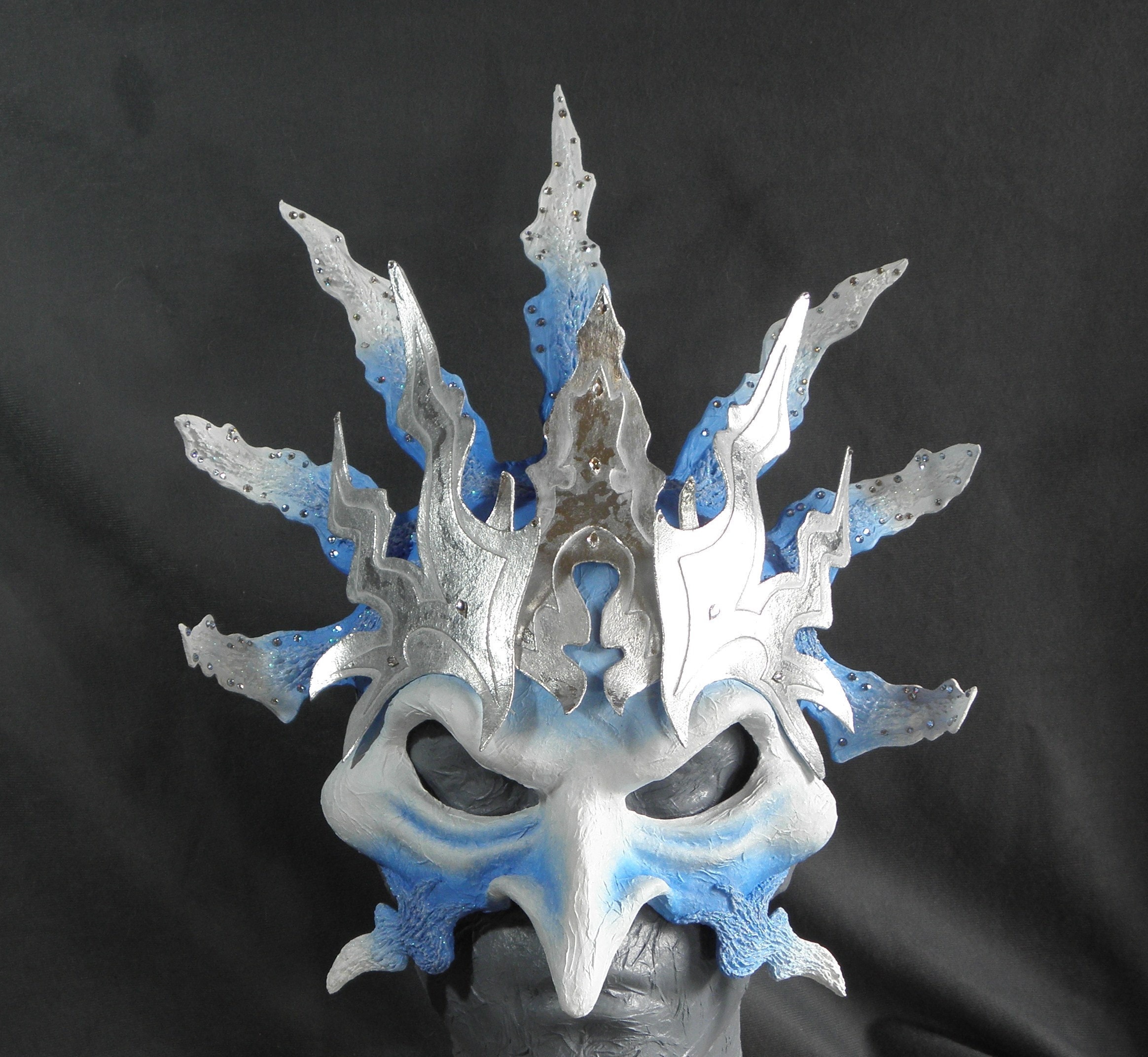 Jack Frost Masquerade Mask Ice King Masquerade Mask - Etsy