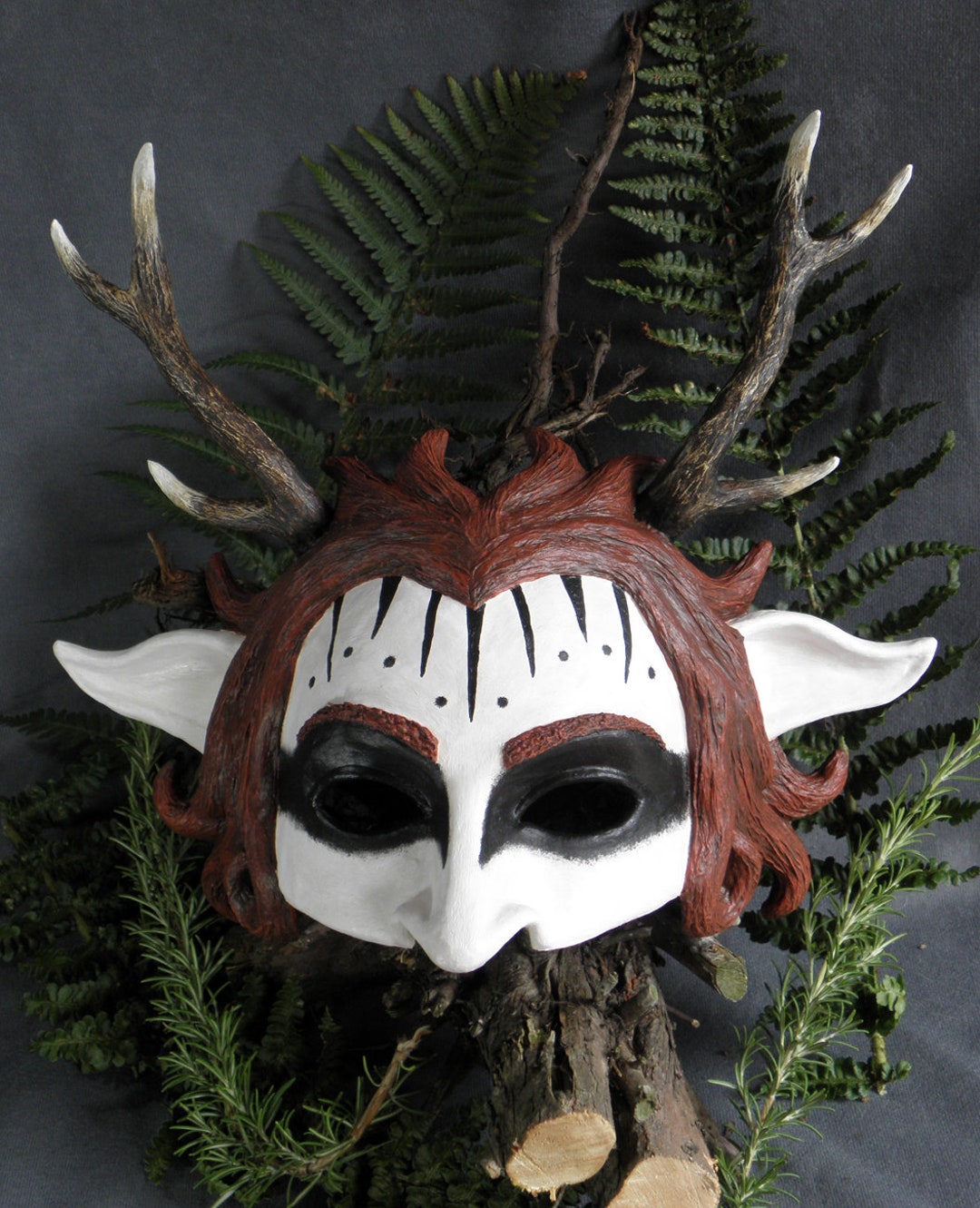 Tribal Satyr Masquerade Mask - Etsy