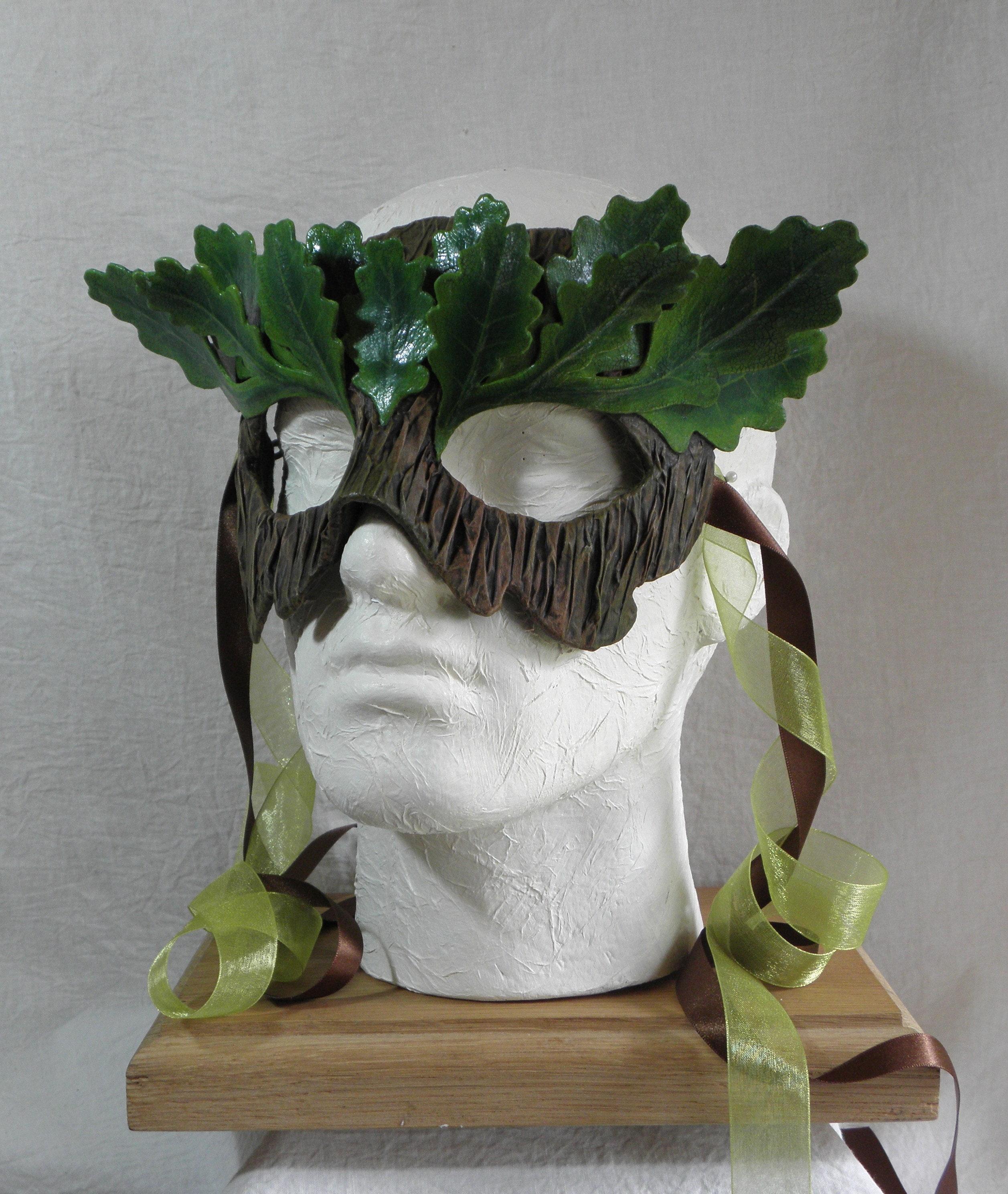 Spring Oak Green Man Dryad Masquerade Mask - Etsy 日本