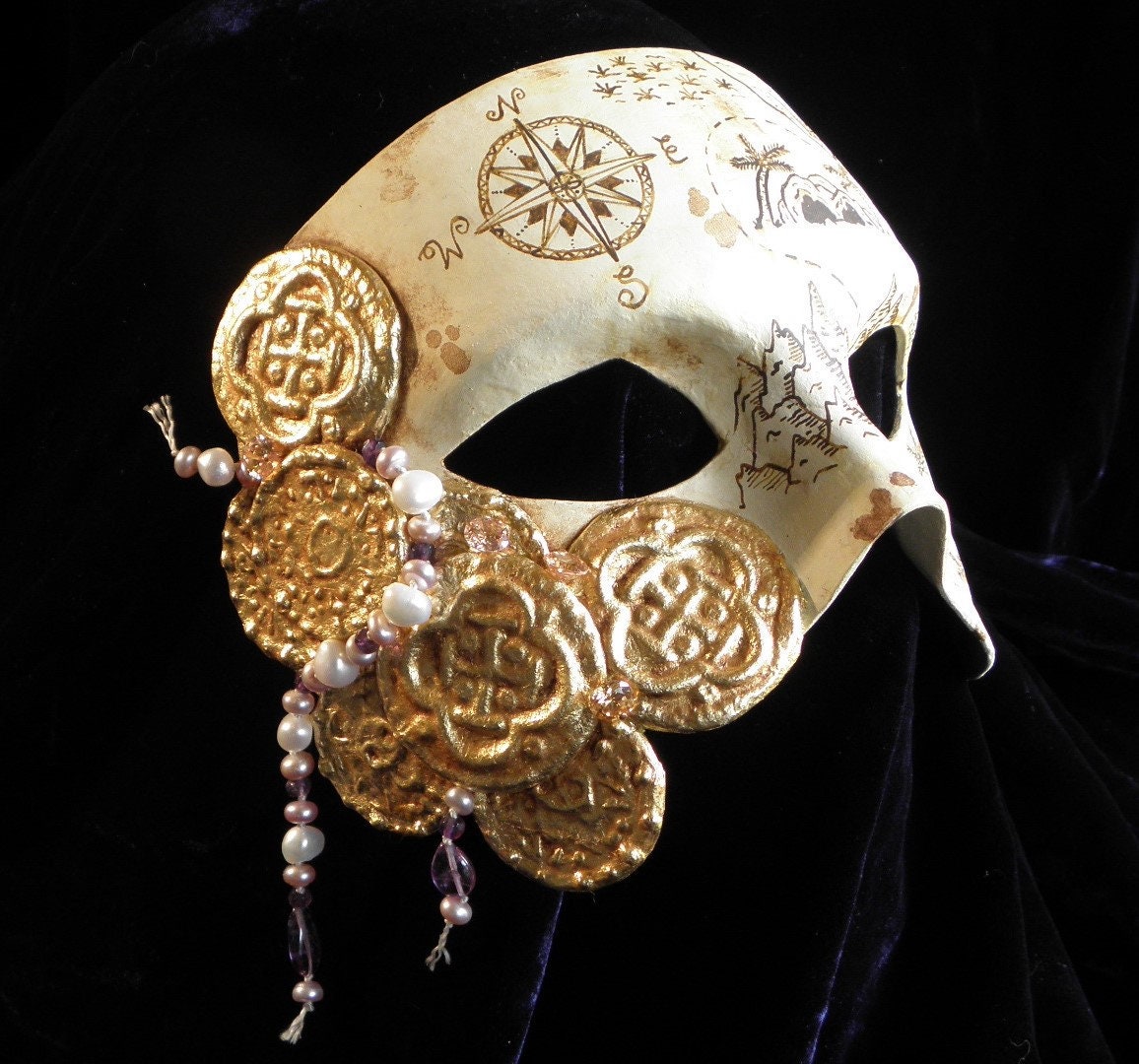 Pirate Masquerade Mask - Etsy