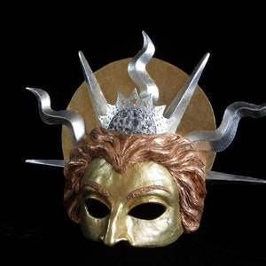 Brightest Star Masquerade Mask, Goddess With Halo Mask - Etsy