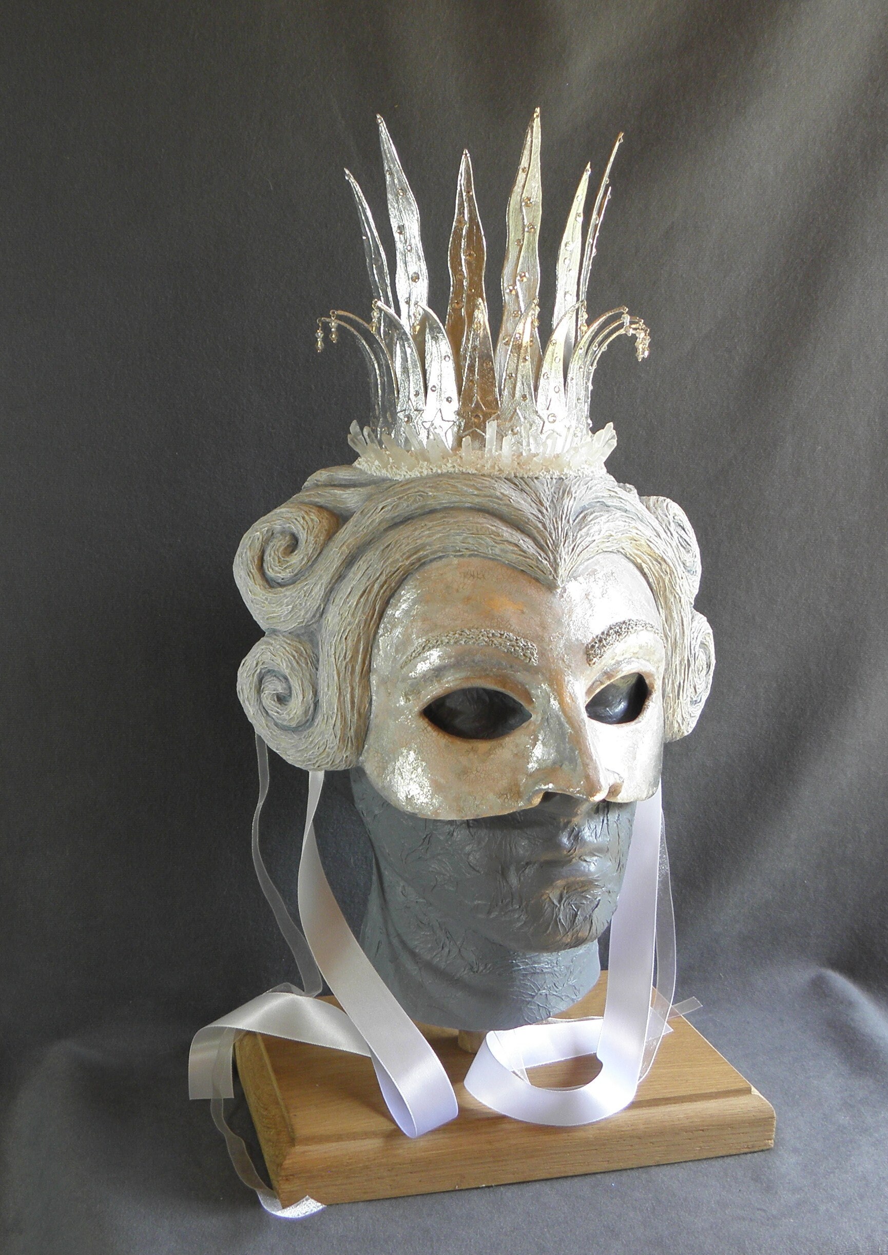 White Witch Masquerade Mask - Etsy