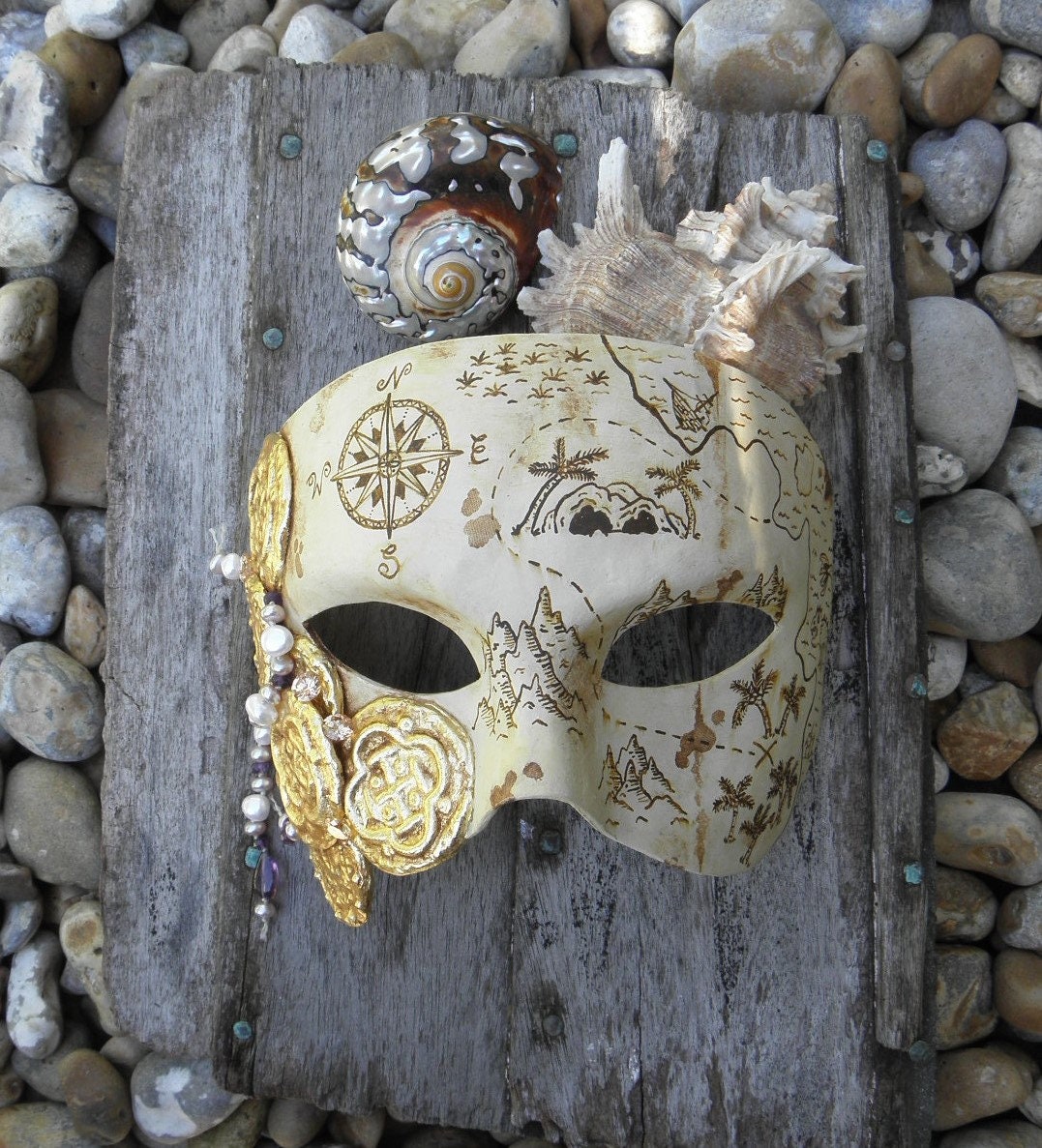 Pirate Masquerade Mask - Etsy