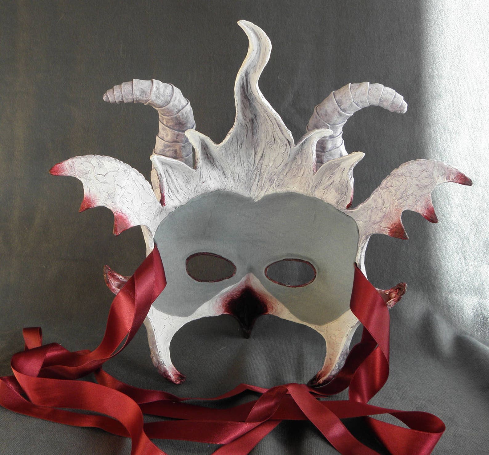 Demon Masquerade Mask - Etsy