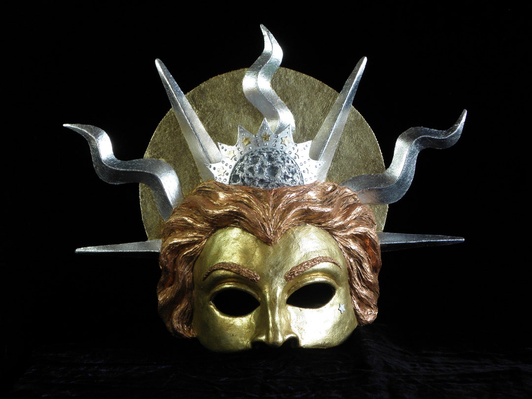 Brightest Star Masquerade Mask, Goddess With Halo Mask - Etsy