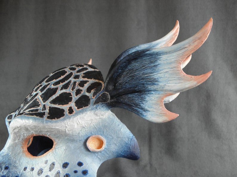 Octopus Mask , Blue Mythical Sea Creature, Fantasy Sea Themed ...
