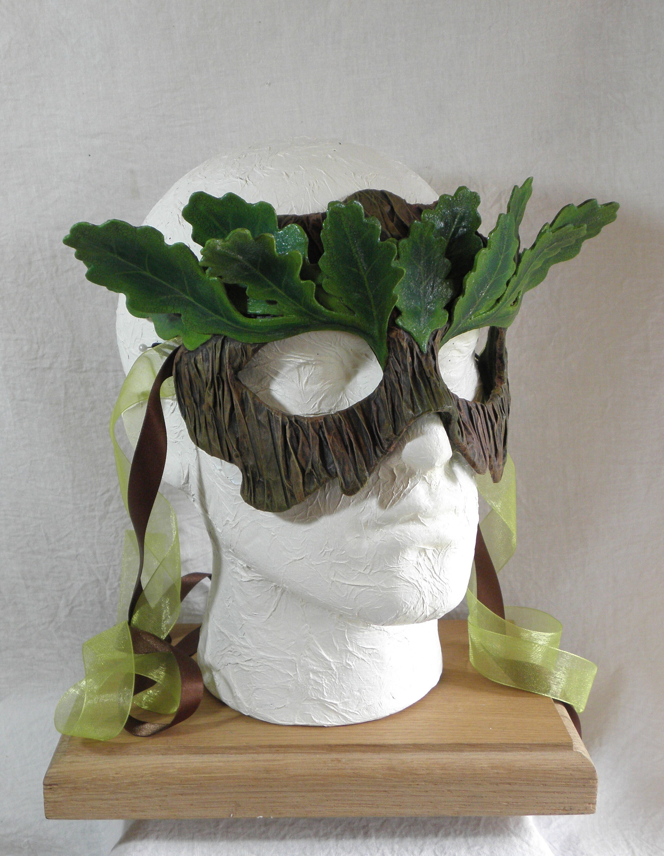 Spring Oak Green Man Dryad Masquerade Mask - Etsy 日本