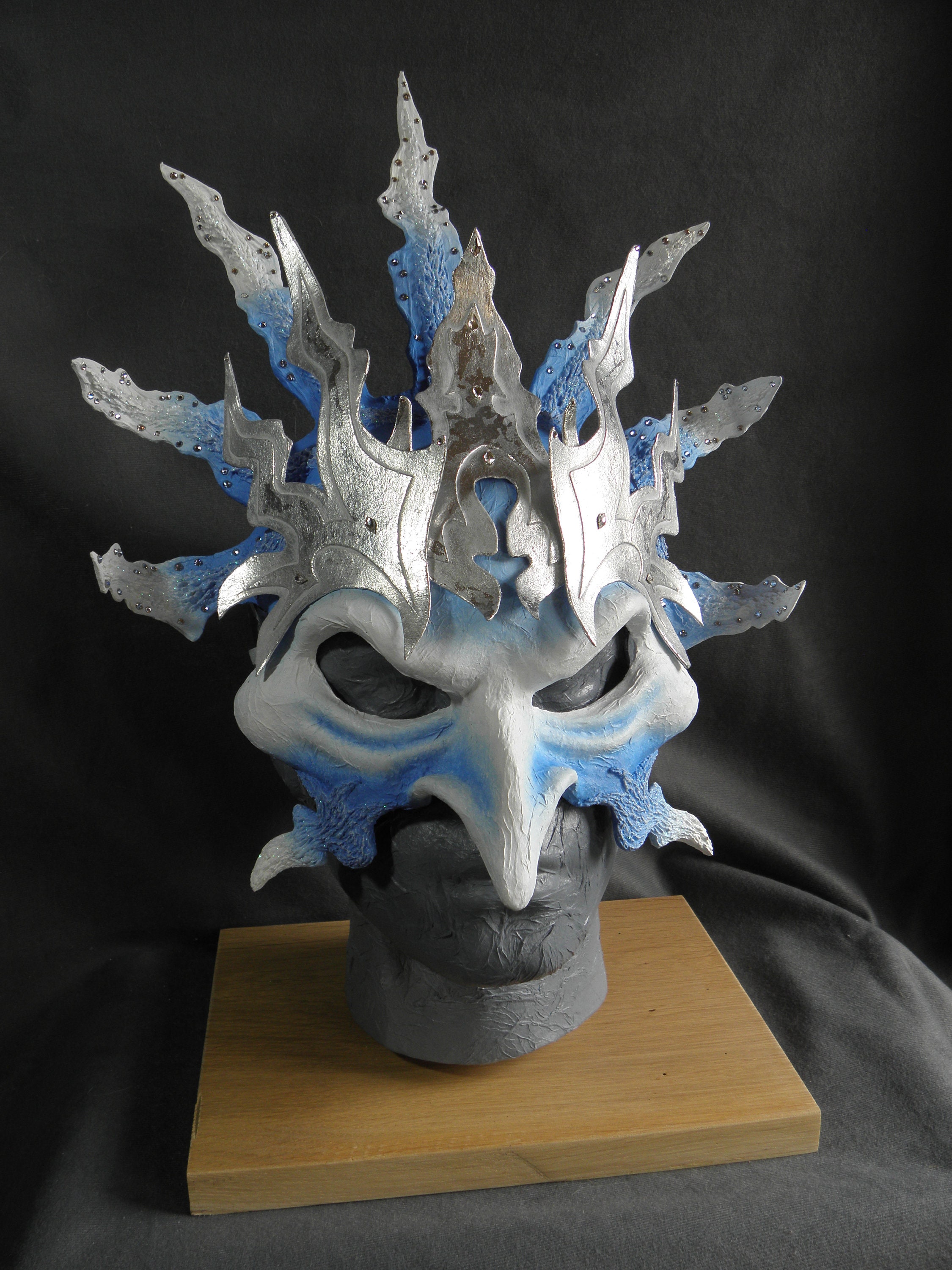 Jack Frost Masquerade Mask Ice King Masquerade Mask - Etsy