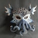 Octopus Mask , Blue Mythical Sea Creature, Fantasy Sea Themed ...