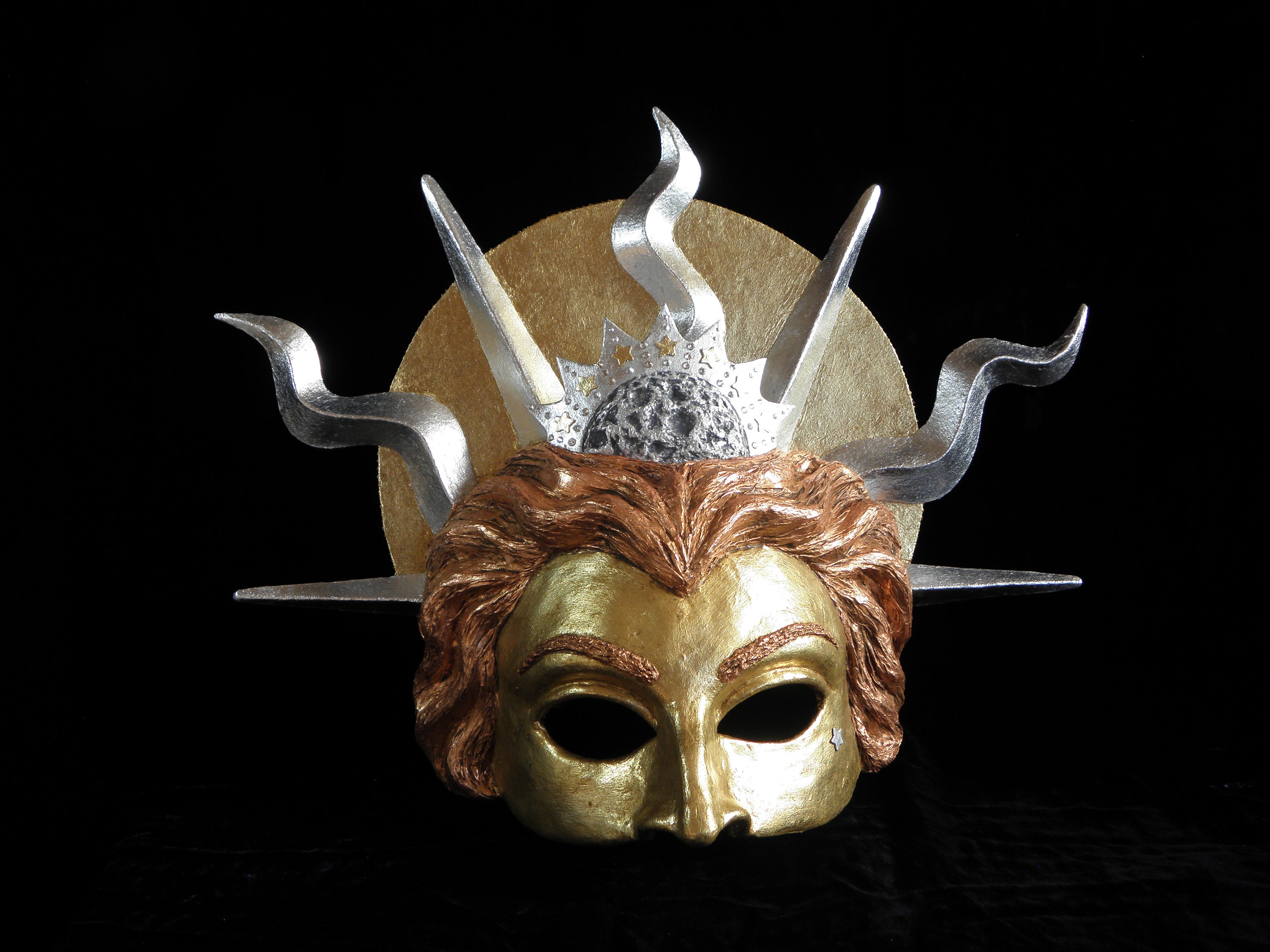 Brightest Star Masquerade Mask, Goddess With Halo Mask - Etsy