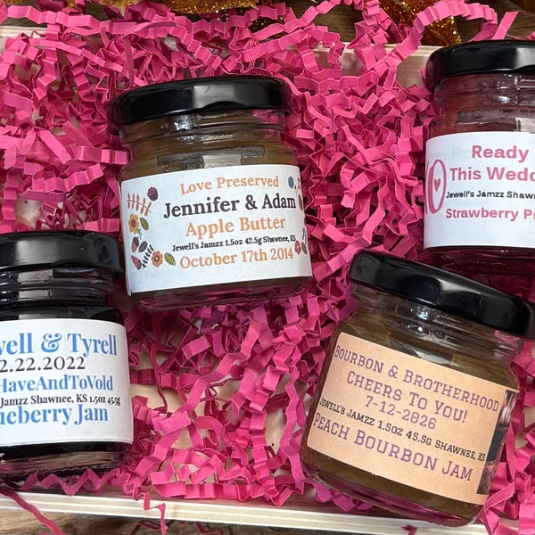 Jam Wedding Favors - Etsy