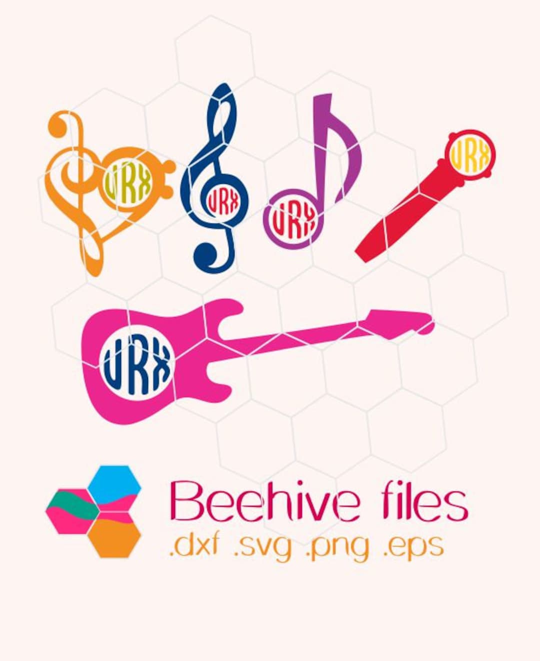 Musical Notes, Notes, Monogram, Heart, Music Note, Guitar, Microphone ...