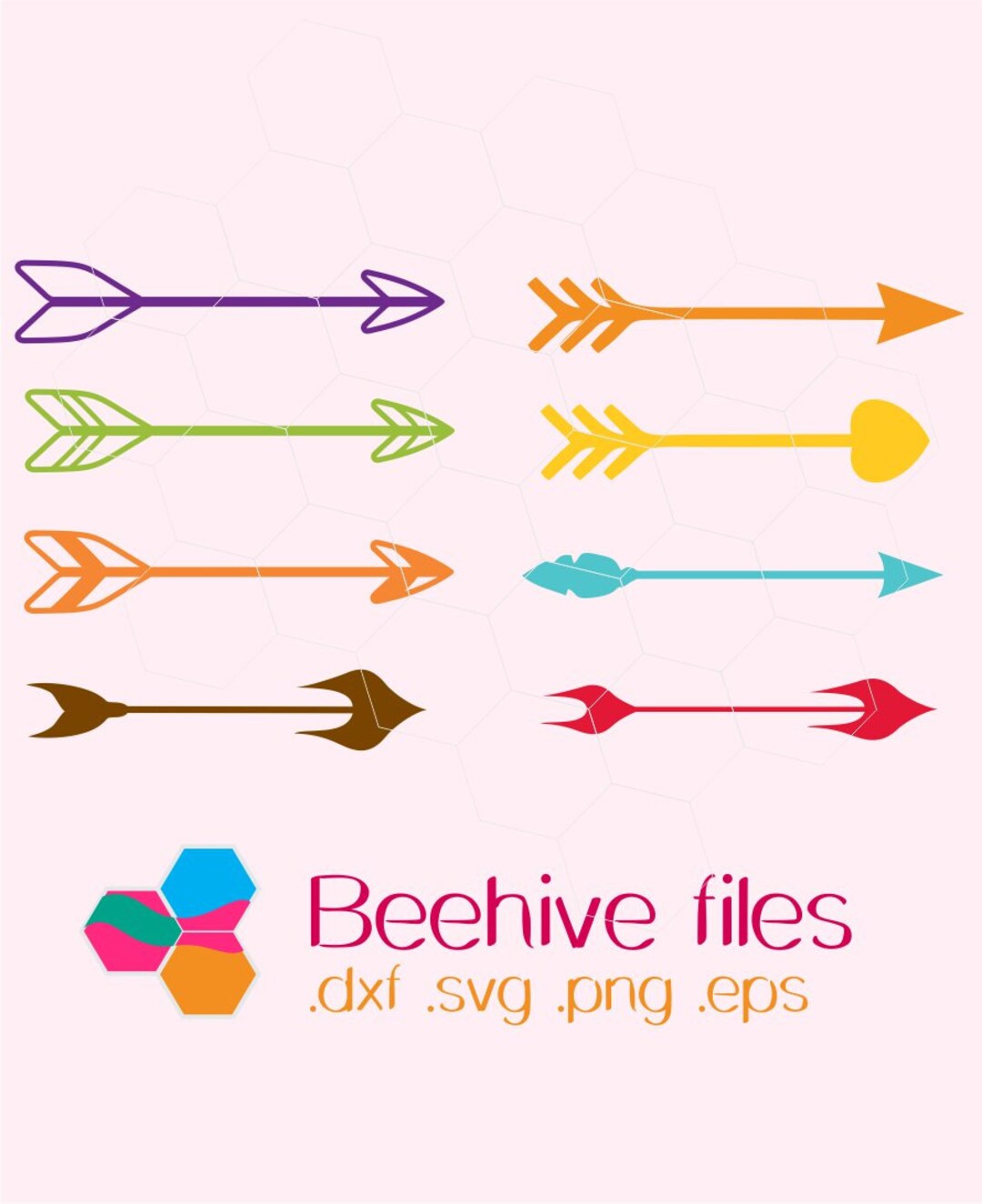 Arrows, in Svg, Dxf, Png, Eps Format. Instant Download for Cricut and ...