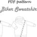 Biker Jacket PDF Sewing Pattern, Instant Download, Tutorial, A4, Letter ...