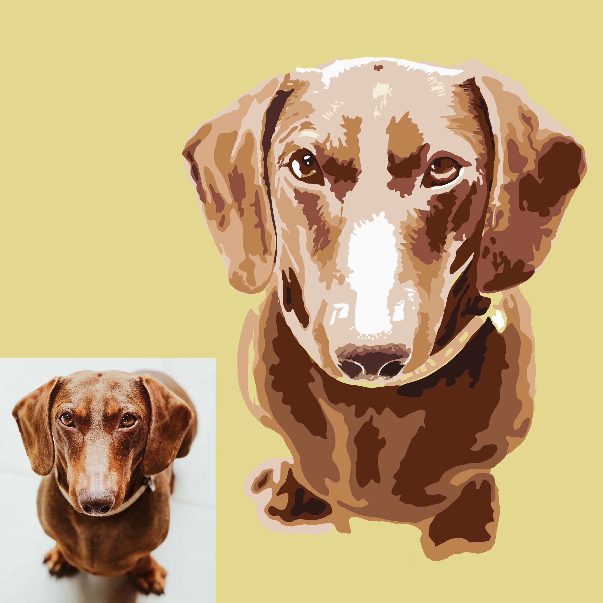 A4 Pet Portrait | Etsy