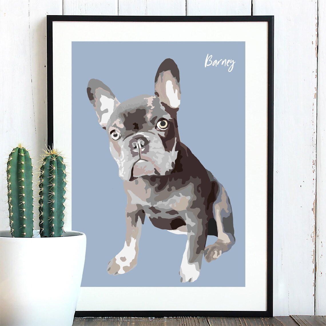 Personalised Dog Portrait Digital Download - Etsy