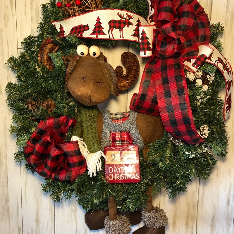 Christmas Moose - Etsy