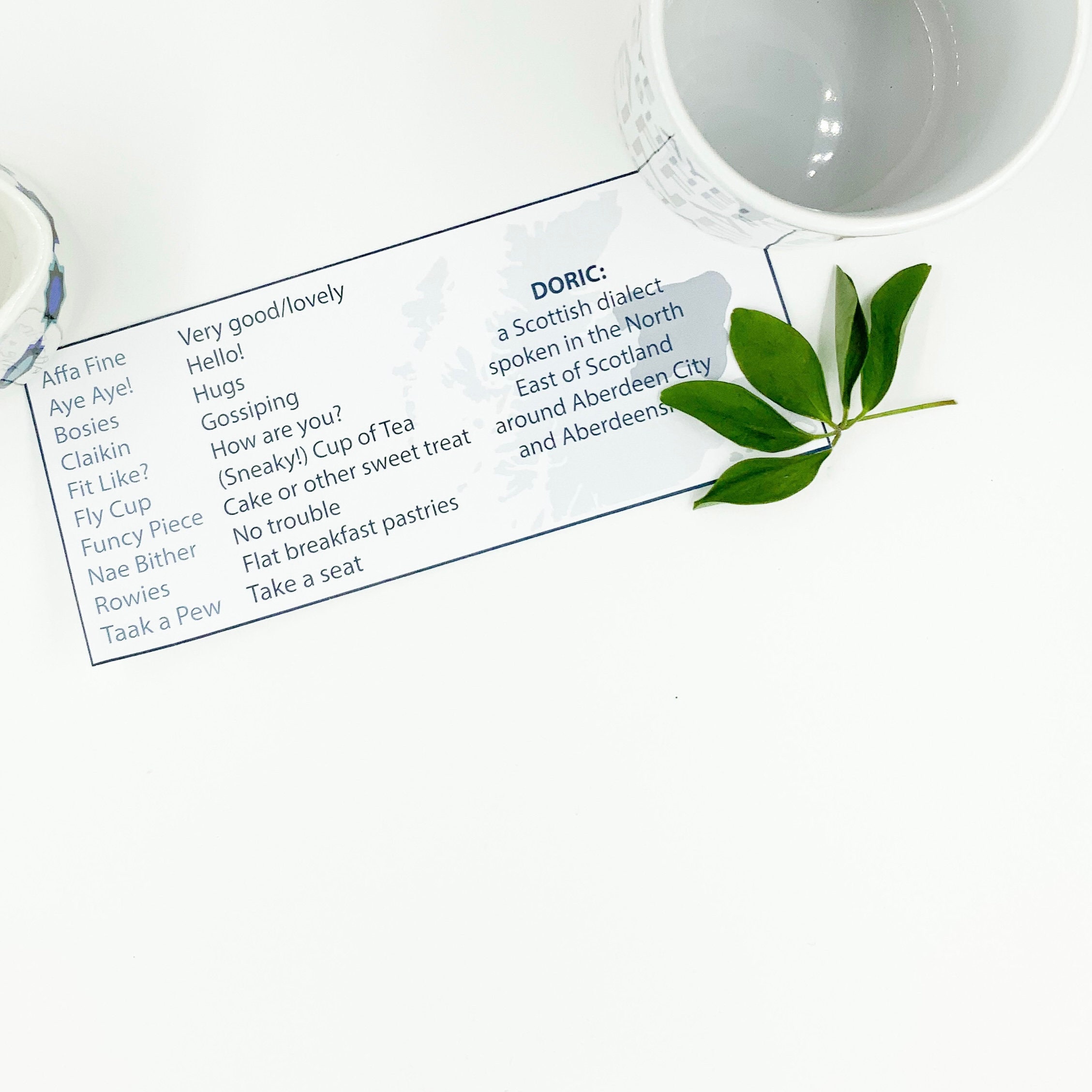 Scottish/doric Dialect Mug, Proceeds Go to UK Charity - Etsy UK