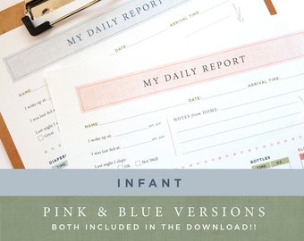 Potty Training Daily Log / Toddler Daycare, Nanny, Babysitter or Child ...