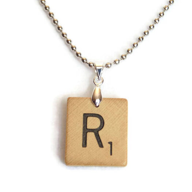 Scrabble Necklace - Etsy