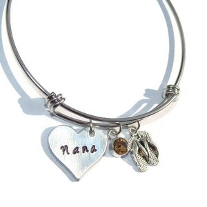 Personalized Bangle Design Your Own Bangle Custom Charm | Etsy