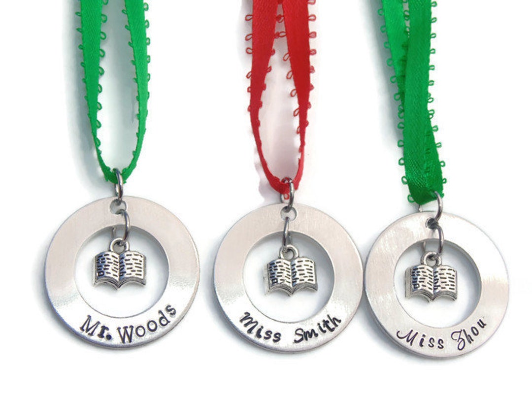 Personalized Librarian Ornament Reading Teacher Gift Custom Reading ...