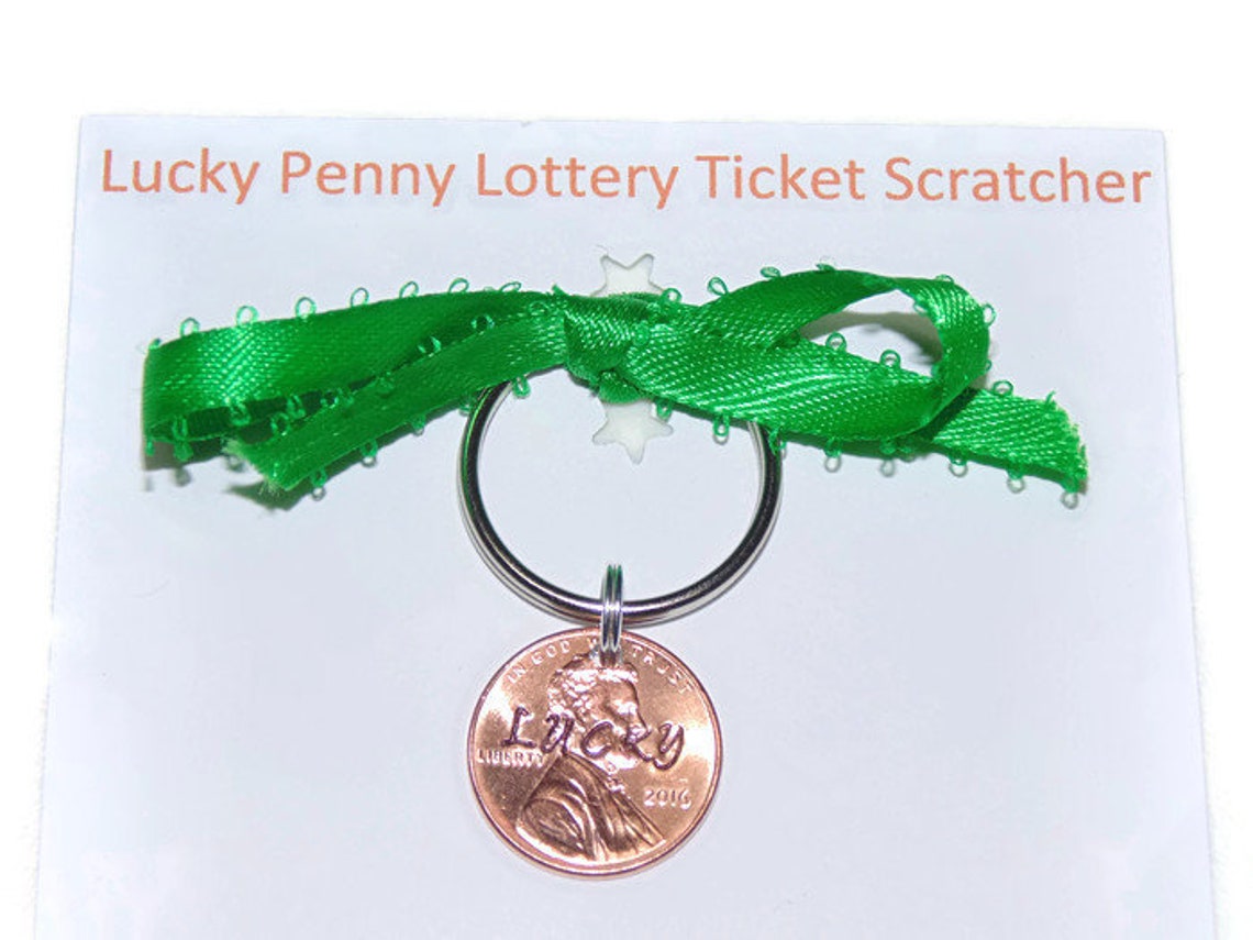 Lottery Ticket Scratcher Keychain Lucky Lottery Ticket | Etsy