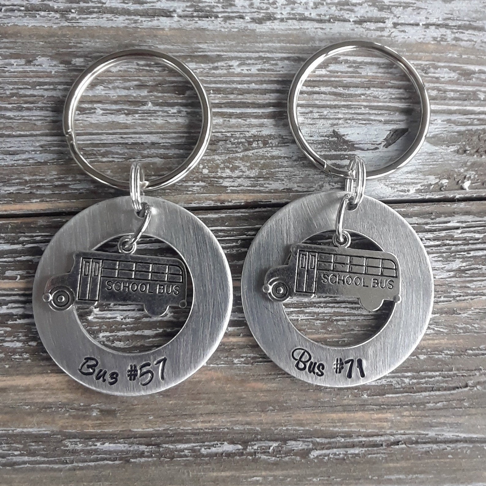 Personalized Bus Driver Keychain; Custom School Bus Driver Gift; End of ...