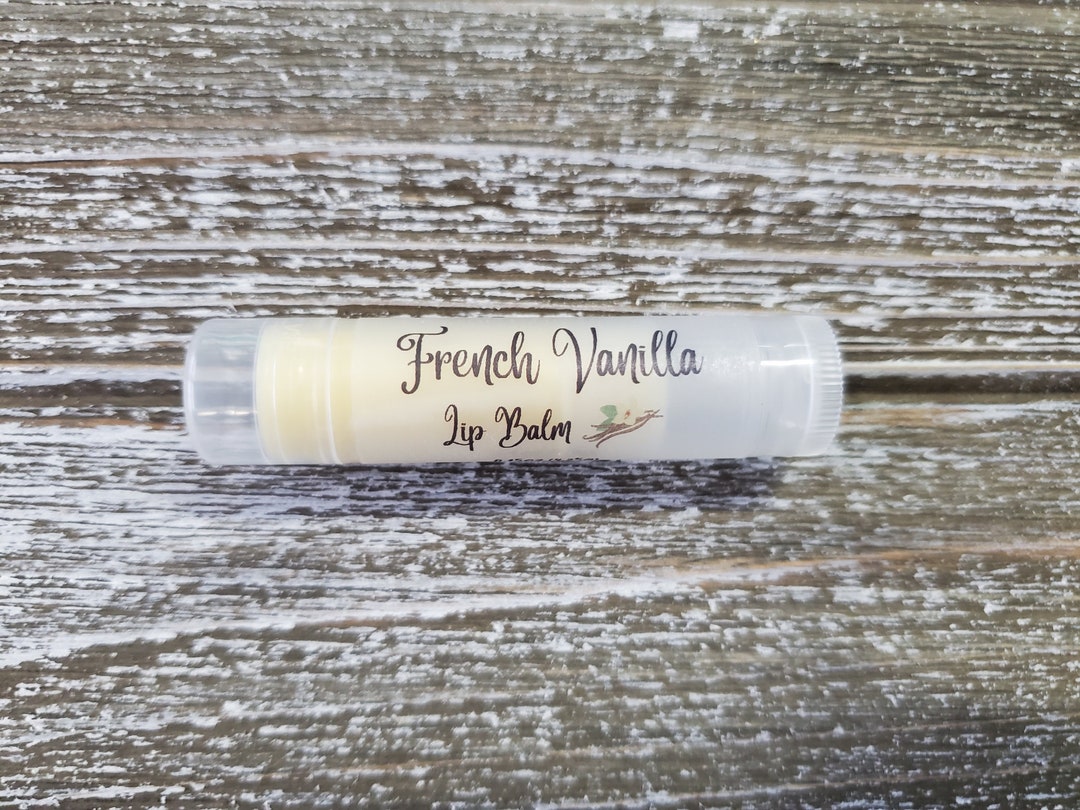 French Vanilla Lip Balm; Scented Lip Butter; Natural Moisturizer for ...