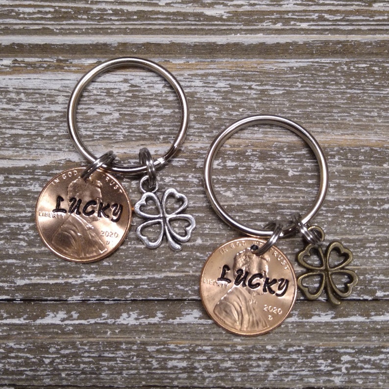 Lottery Ticket Scratcher Keychain Lucky Penny Keychain Lucky - Etsy