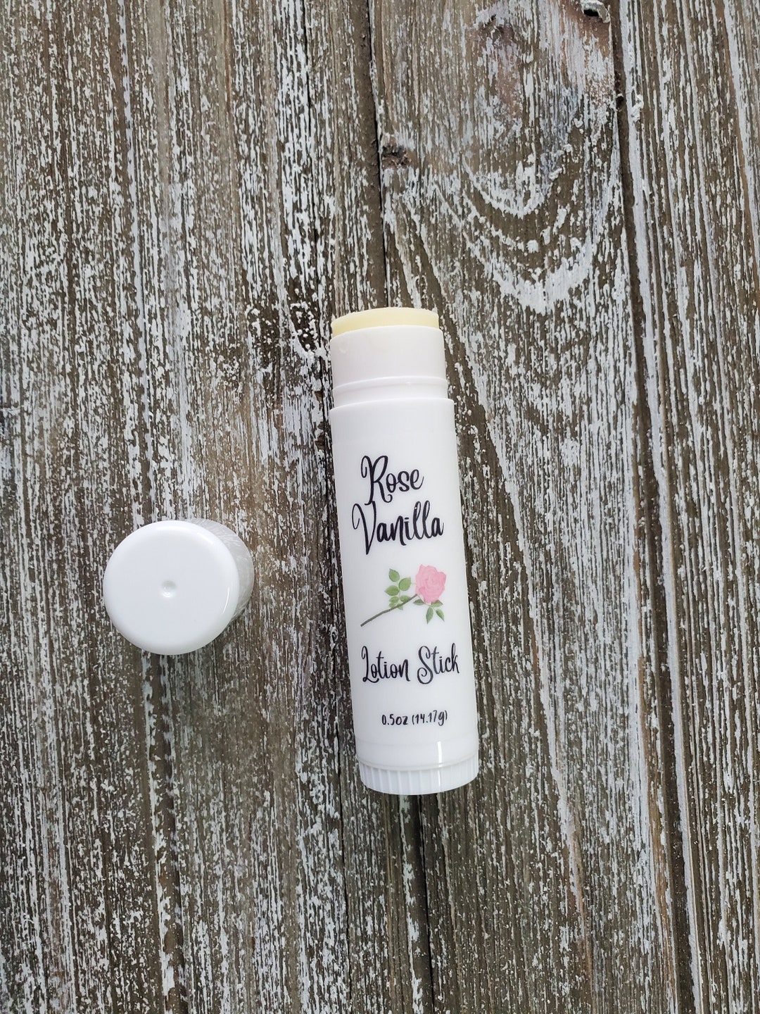 Rose Vanilla Lotion Stick With Mango Butter, Beeswax, Coconut Oil ...